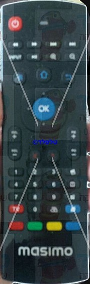 שלט לטלוויזיה MASIMO תואם SMART | שלטים לטלוויזיה | טלפלד | Telepeled